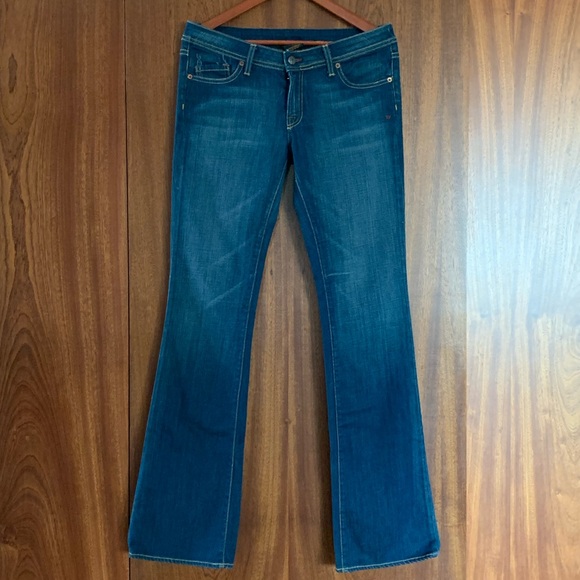 Genetic Denim | Jeans | Genetic Denim Dark Blue Flare Jeans Size 3 ...